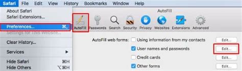 Autofill In Safari On Mac How To Setup And Enable It For Passwords