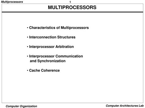 Ppt Multiprocessors Powerpoint Presentation Free Download Id4389728