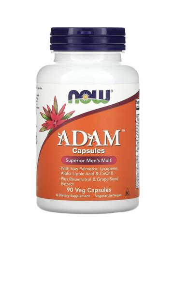 Мультивитамины для мужчин Адам NOW ADAM Superior Mens Multi 90 капсул ...