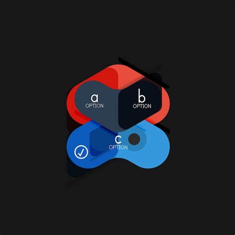 Premium Vector Flat Design Geometric Infographics Arrow Shape