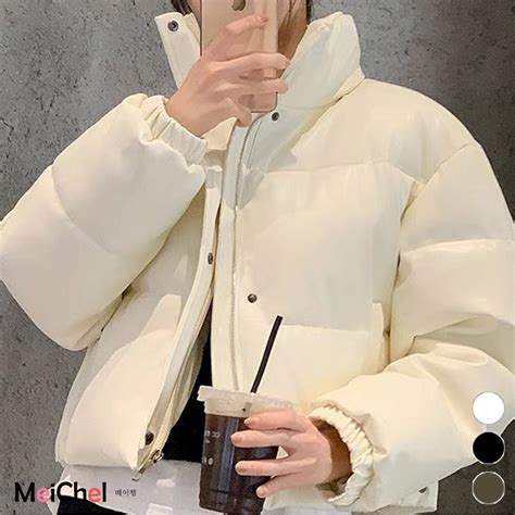 메이첼 하이넥 두툼 루즈핏 데일리 겨울 패딩 점퍼 04111 에이블리