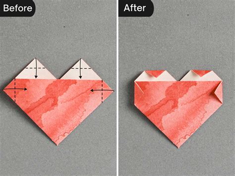 Easy Sticky Note Origami Heart Instructions Origamiok