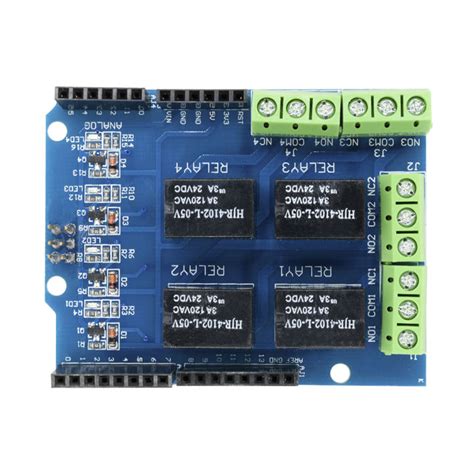 Diymore รีเลย์โล่อินเตอร์เฟซ 4 โมดูลสี่ช่องสัญญาณไฟแสดงสถานะสีแดง Dc 3 สำหรับควบคุมสัญญาณ