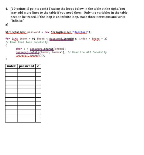 solved 4 10 points 5 points each tracing the loops be