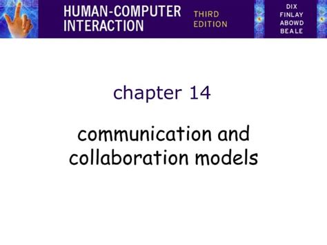 Communication And Collaboration Model In Hcippt