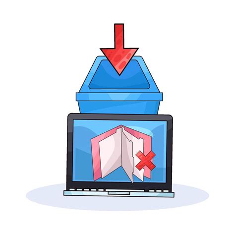 Delete Folders To Free Up Space 49968976 Vector Art At Vecteezy