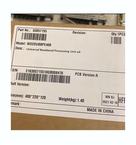 Wholesale Original Huawei Universal Baseband Processing Unit Ubbpe4 Wd2dubbpe400 03057155 For
