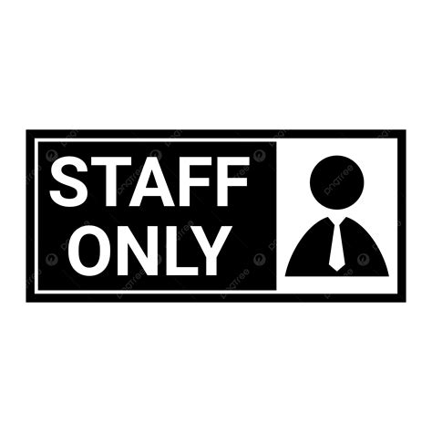 Staff Only Signs Printable Staff Only Sign Sticker Printed Ebay