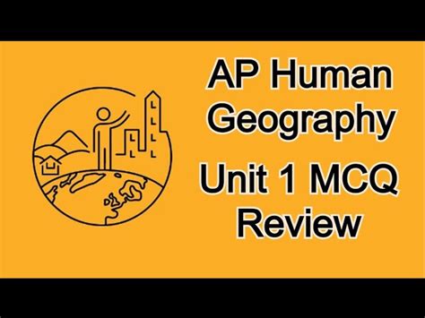 Unit 1 Mcqs Ap Human Geography Unit I Geography Its
