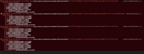 Minified React Errors In Production Issue 50245 Vercel Next Js