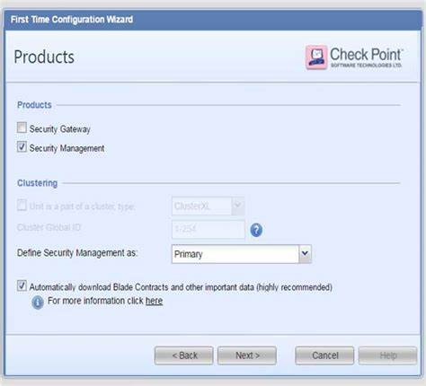 Configuring Security Management Server In Check Point