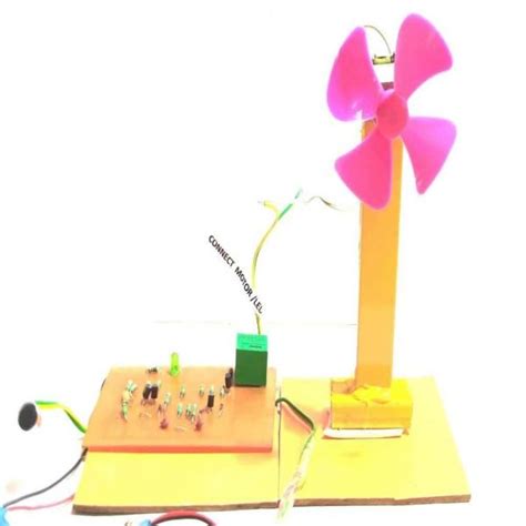 Clap Control Fan SR Robotics