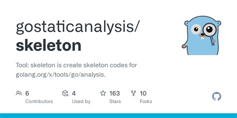 Github Gostaticanalysisskeleton Tool Skeleton Is Create Skeleton