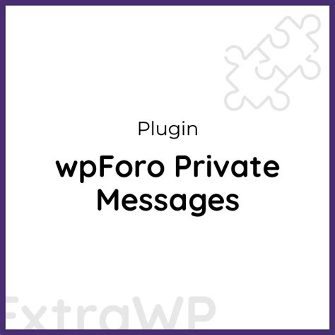 Wpforo Private Messages Extrawp