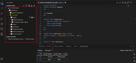 Running Microsoft Sql Server In Docker Vs Code Mssql Extension