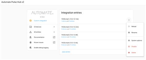 Automate Pulse Hub V2 Reload Automation Upon Restart Ha Third Party Integrations Home
