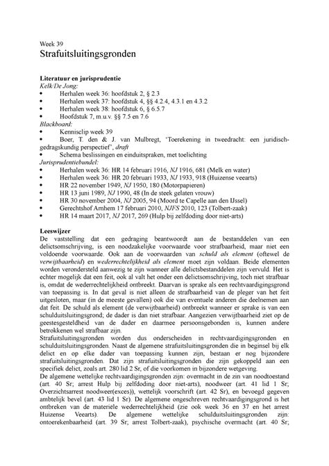 Werkboek Week 4 Werkgroep Antwoorden Week 4 Week 39