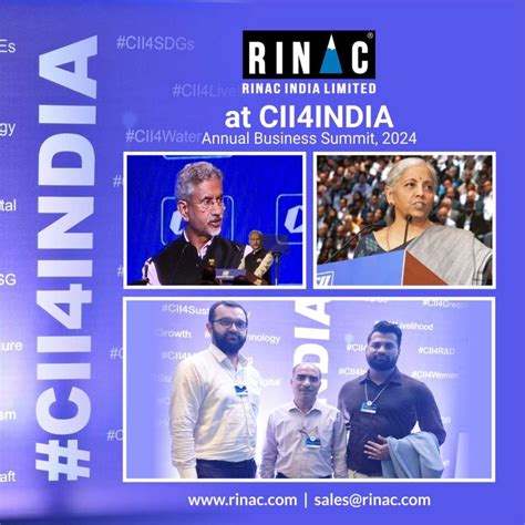 Rinac India Limited On Linkedin Confiderationofindianindustry India Globalgrowth Cii