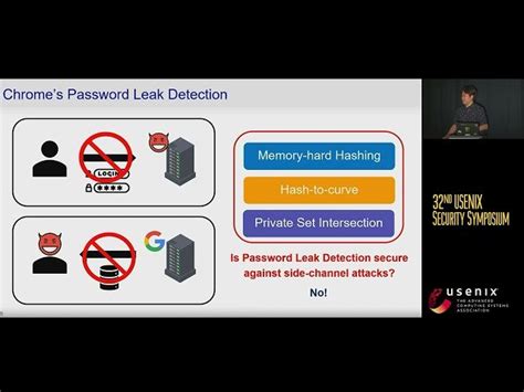 usenix security talk checking passwords on leaky computers a side