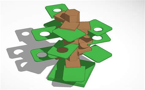 3d Design Tree Type Shoe Rack Tinkercad