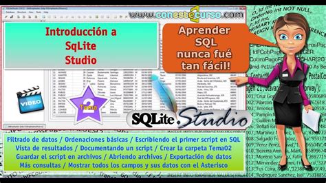 Tutorial SQLite Studio Tema Introducción a SqLite Studio YouTube