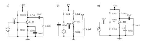 Solved For Each Of The Following Circuits Determine The Chegg Com