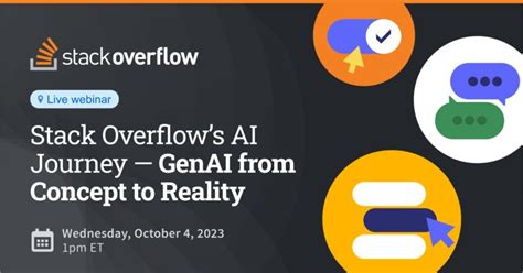 Join Us Now As Two Of Our Team Members Behind Overflowai Share Lessons Stack Overflow