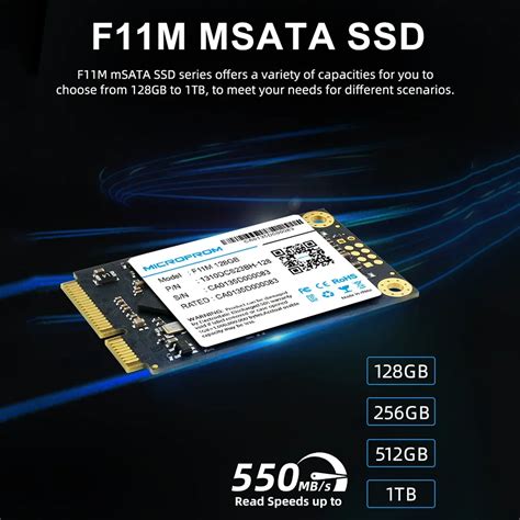 MicroFrom MSATA SSD 512GB Internal Solid State Drive 1TB 256GB 128GB ...