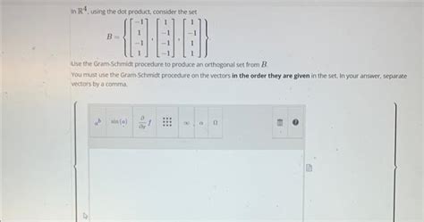 Solved In R Using The Dot Product Consider The Set Chegg Com