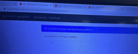 Prairietest Link To Prairielearn Resolves To Unavailable Assessment
