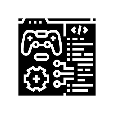 programming game development glyph icon vector illustration 34789223 vector art at vecteezy