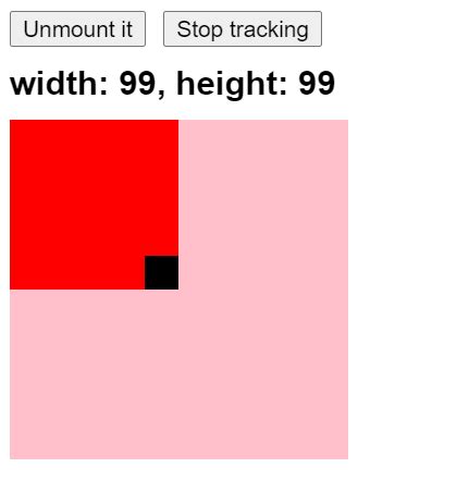 Track The Size Of DOM In React Use Element Size Reactscript