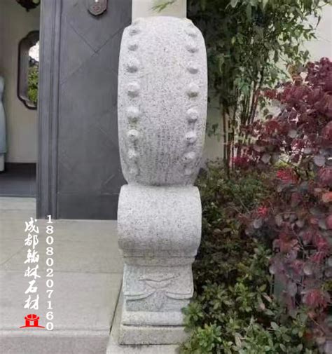 四川花岗石芝麻白石鼓定制 四川青石厂家 四川青石栏杆 四川青石雕刻 成都翰林石材有限公司