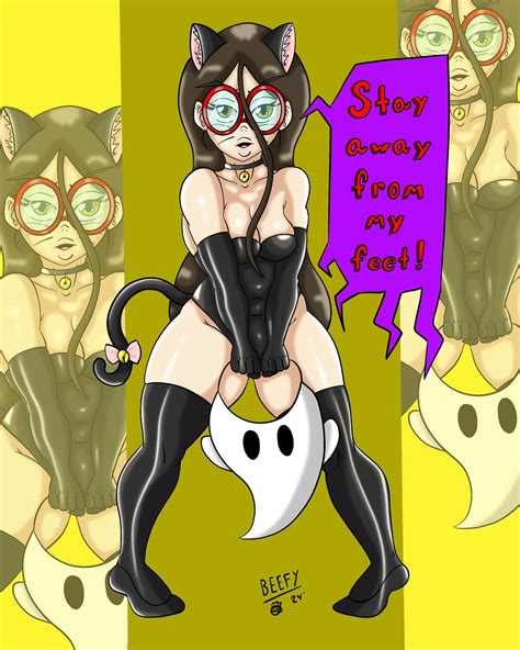 Carly As A Cat Girl Oc Digitalart Pinup Curvy Halloween Costume Catgirl