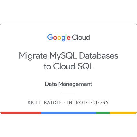 Migrate Mysql Data To Cloud Sql Using Database Migration Service Skill Badge Credly