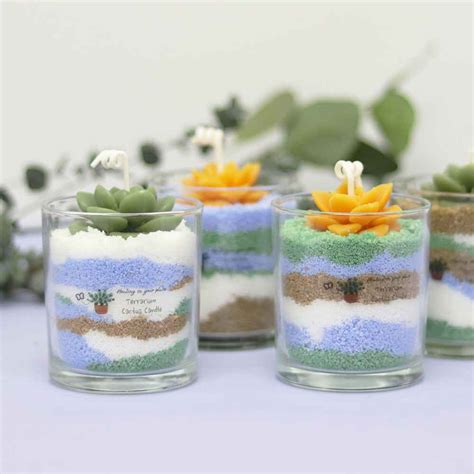 홈가드닝 테라리움캔 양초 캔들 만들기 키트세트2개완성 솜씨당
