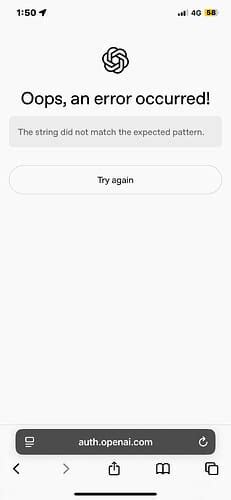 Chat Gpt “the String Did Not Match The Expected Pattern” Login Error Explained And Fixed