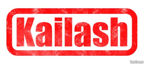 Kailash Text Effect And Logo Design Name