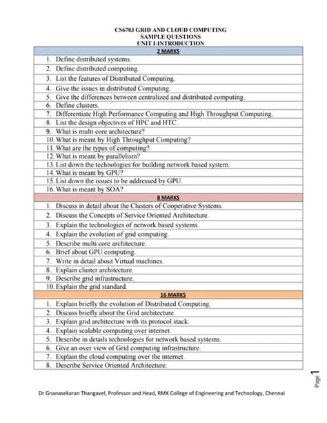 Cs6703 Grid And Cloud Computing Unit 4 Questions Pdf
