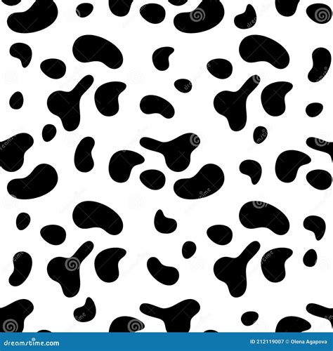 Irregular Blob Seamless Pattern Of Abstract Organic Shapes Abstract