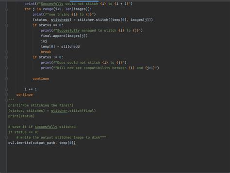 Panorama Creation From Video Using Stitcher Python Opencv