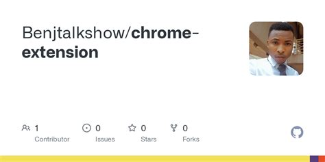 GitHub Benjtalkshow Chrome Extension