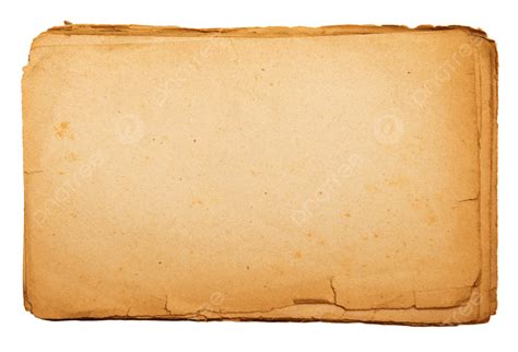 Vintage Paper With Empty Space To Write Empty Cut Out Turned Yellow