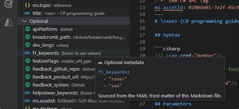 Metadaten Explorer Autorenpaket Learn Authoring Pack Contributor