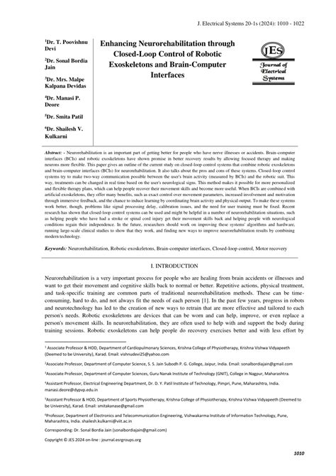 Pdf Enhancing Neurorehabilitation Through Closed Loop Control Of Robotic Exoskeletons And
