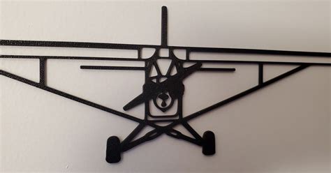 Piper J 3 Cub 2d Wall Art By Fight To Fly Designs Download Free Stl