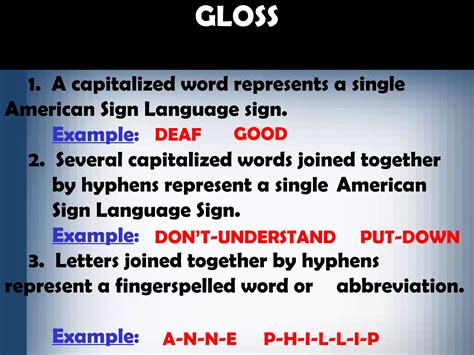 Asl Glossweb 2 Ppt
