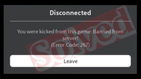 Fix Roblox Disconnected You Were Kicked From This Game Banned From