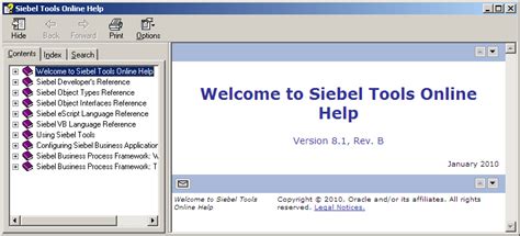 24 Siebel Tips 10 Siebel Tools Online Help The Siebel Hub