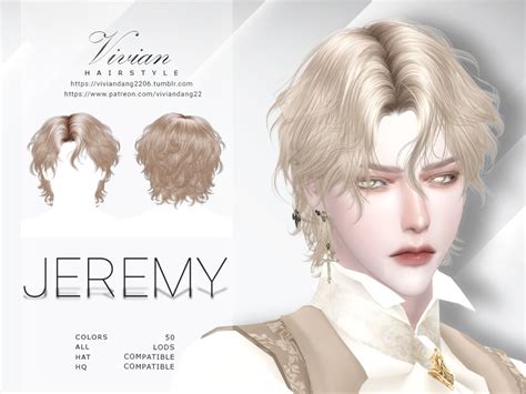 The Sims Resource Jeremy Hairstyle Sims Hair Sims 4 Hair Male Sims